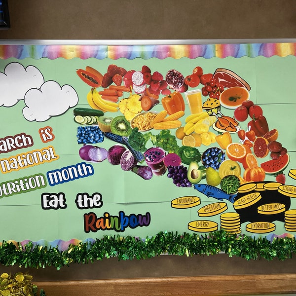 Spring Health Habits Bulletin Board/door Decor Kit for Nurses' Office ...