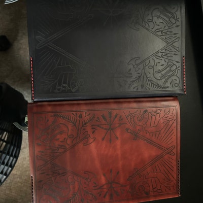 Ornate Corner Bookmark Leather - Etsy