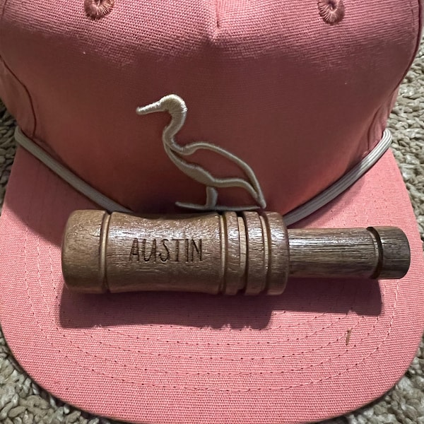Engraved Duck Call - Personalized Duck Call - Gift for Hunter - Wooden ...
