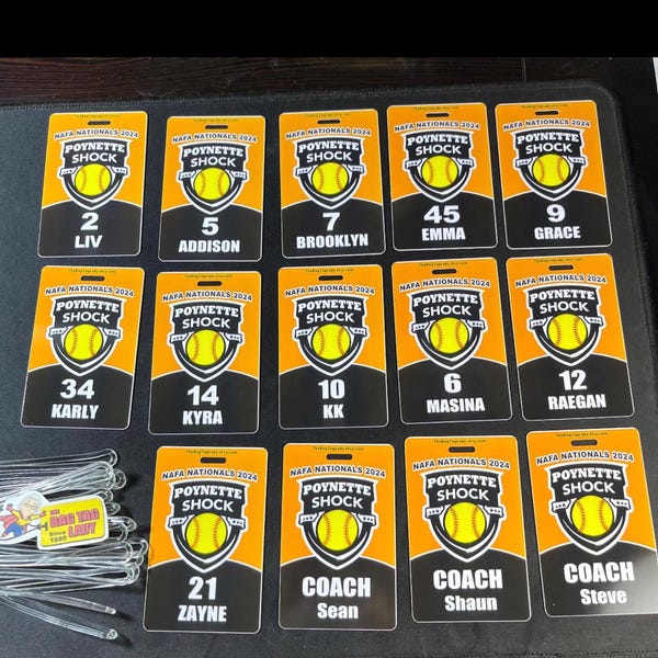 MUSIC Bag Tag Musical Notes Treble Clef Bass Clef Personalized for the ...