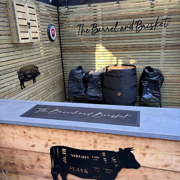 Personalised Bar Runner/bar Mat/beer Mat Barware for Man Cave or Home ...