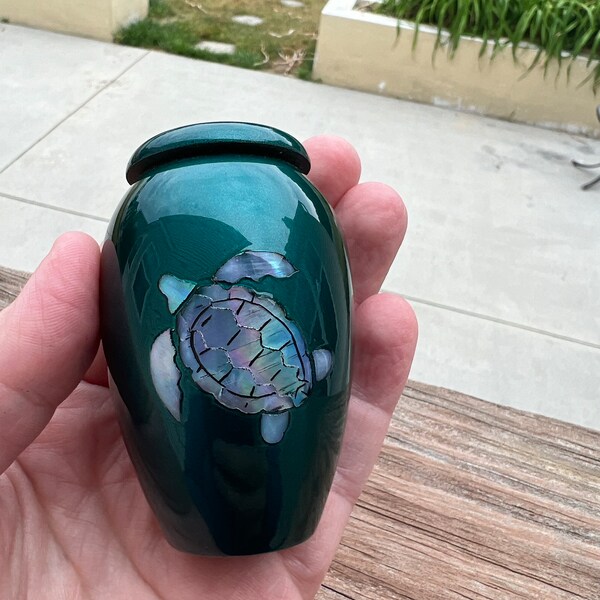 Sea Turtle Token Urn - Etsy