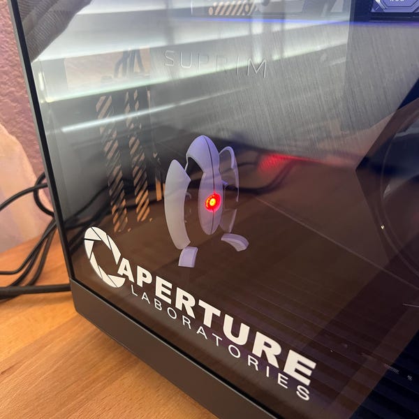 Sentry Turret From Portal - 3D Printed Model With LED Lighting - Video ...