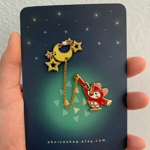 Animal Crossing Enamel Pin Celeste Stargazer - Etsy