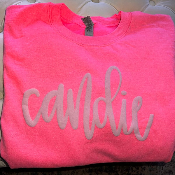 Embossed Custom Puff Game Day Tee Mascot Comfort Colors Spirit Shirt ...