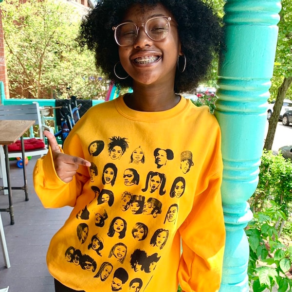 Female Rappers Sweatshirt: Hip Hop Music Legends, Black Feminism - Etsy