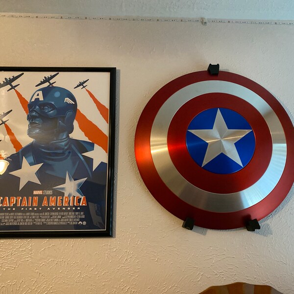 Captain America Shield Wall Mount / Super Hero Shield Display - Etsy
