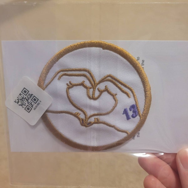 Taylor Swift 13 Heart Hands Iron on Patch Taylor Swift Eras Tour Merch ...