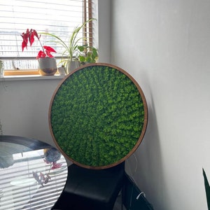 Preserved Moss Tree Wall Decor, Moss Wall Art, Custom Moss Wall Art ...