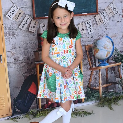 Dinosaur Dress, Girly Dino Dress, Toddler Dino Dress, Girls Dino Dress ...