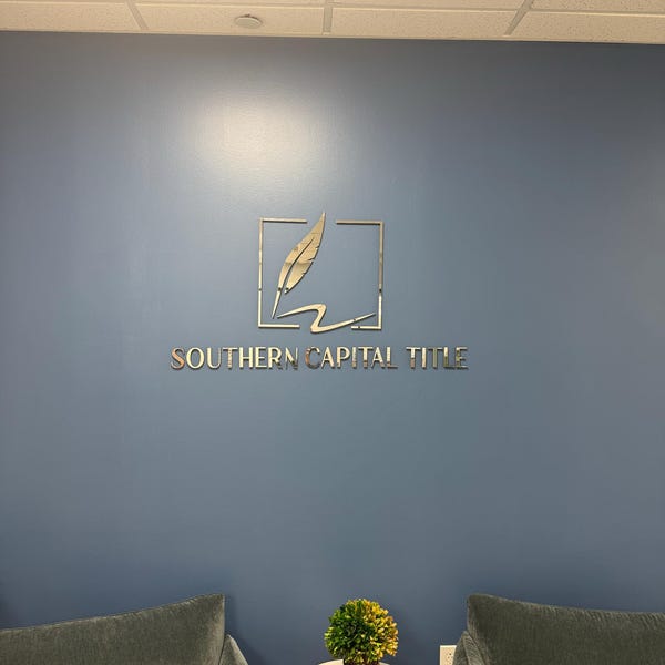 Custom Laser Cut Logo Sign,lobby Sign, Office Decor, Office Sign for ...