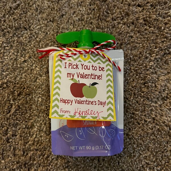 Applesauce Valentine's Day Cards and Stickers. Hang Tags and Stickers ...