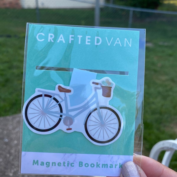 Bicycle Magnetic Bookmark (jumbo) - Etsy