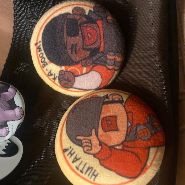 Big Squishy Fabric TF2 Buttons (2.5") - Etsy