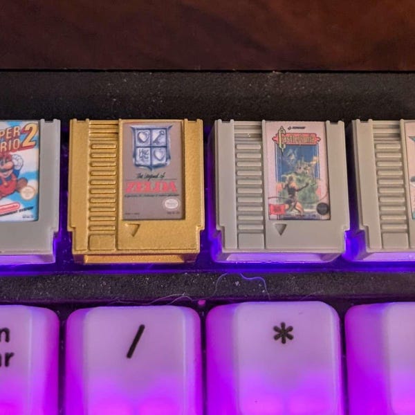 Custom NES Cartridge Artisan Keycap - Etsy
