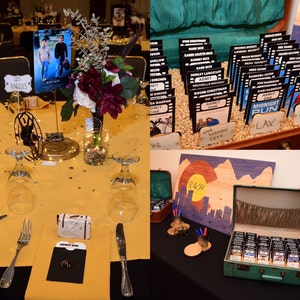 Movie Table Numbers Screen Custom Double Sided Almost Any | Etsy