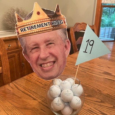 Personalized Face Retirement Banners, Retirement Wall Banner ...
