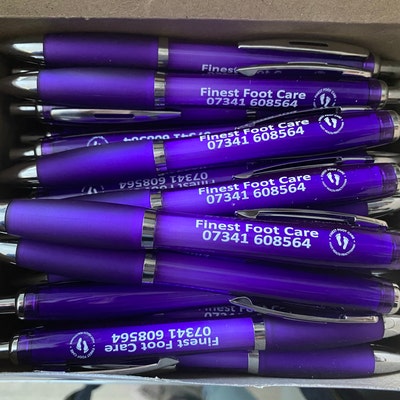 Printed Personalised / Promotional Trade Business Pens Wholesale / Bulk ...