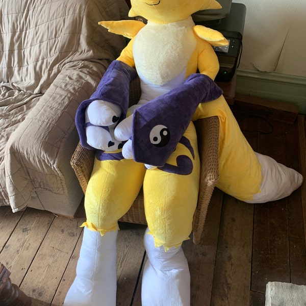 Renamon Custom Made Plush 79" - Etsy