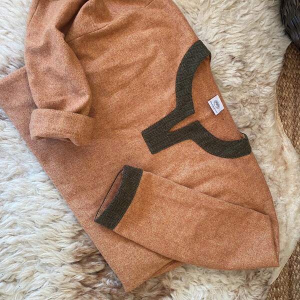 Medieval Russian Linen Shirt rubacha With Selvage for Slavic Reenactors ...