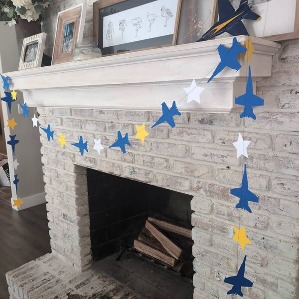 Blue Angels Birthday Decorations, Military Jet Birthday Decorations ...