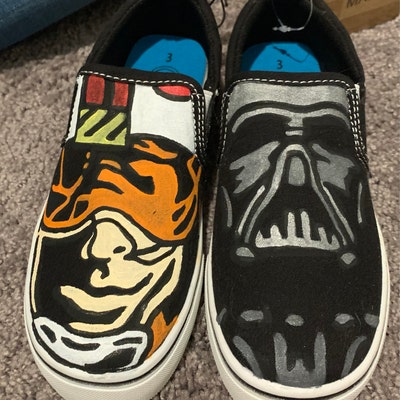 Kids Custom Cartoon Shoes Hand Painted - Etsy