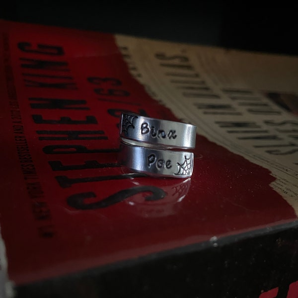 Fiend Ring, Horror Punk, Goth, Metalhead, Aluminum Cuff Ring - Etsy