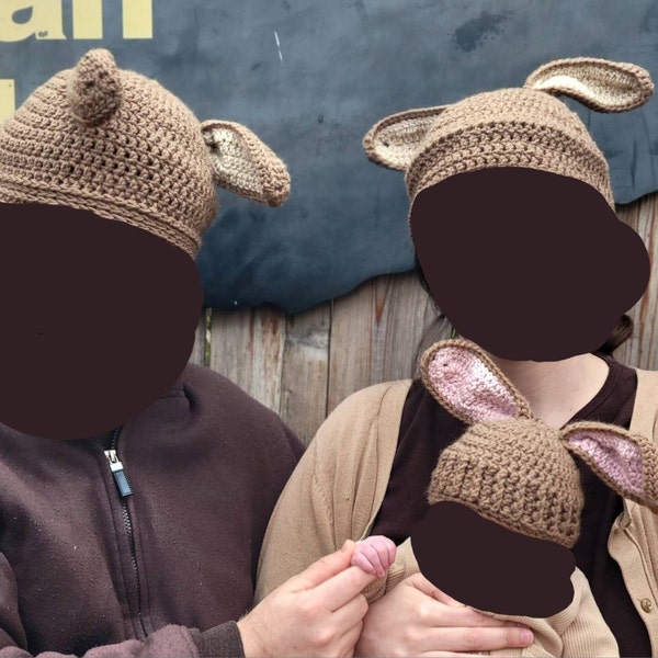 CROCHET PATTERN Easter Bunny Hat Pattern Easy Easter Rabbit Beginner Friendly Pattern PDF ...