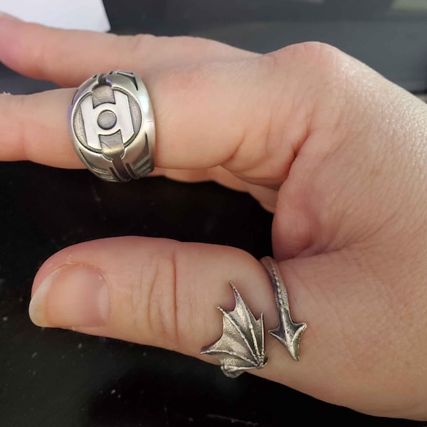 Toothless Ring Sterling Silver, How to Train Your Dragon Ring, Unisex ...