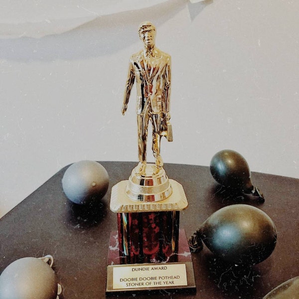 Custom Dundie Trophy Award With Your Title the Office TV Dunder Mifflin ...