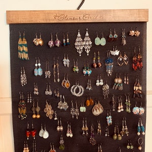 Hanging Earring Organizer - Etsy