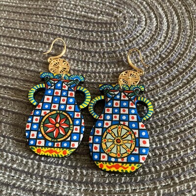 Wooden Key Ring and Bag Accessory Kokeshi Doll Inspired by Kusama ...