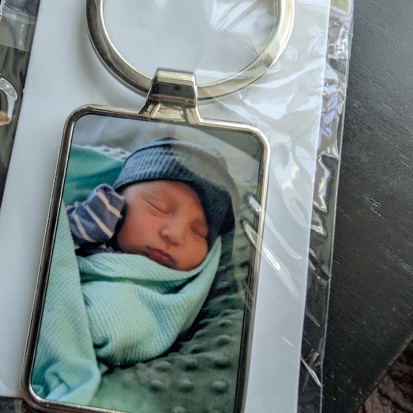 Personalized Photo Keychain, Custom Picture Keychain, Photo Gifts ...