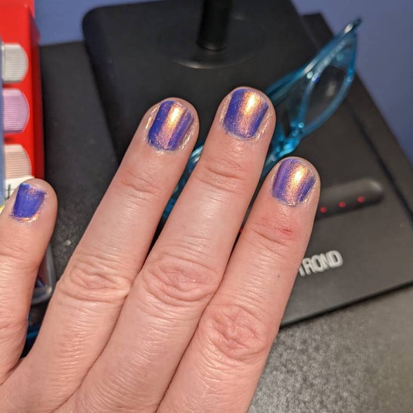 Supernova Glow - Blue Purple Orange Red Yellow "glow Pop Nail Polish ...