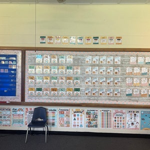 Woodland Classroom Color Posters - Etsy