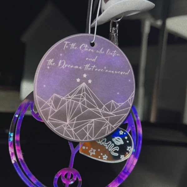 ACOTAR Book Nook Night Court Velaris Rhysand and Feyre Colored Shadow ...