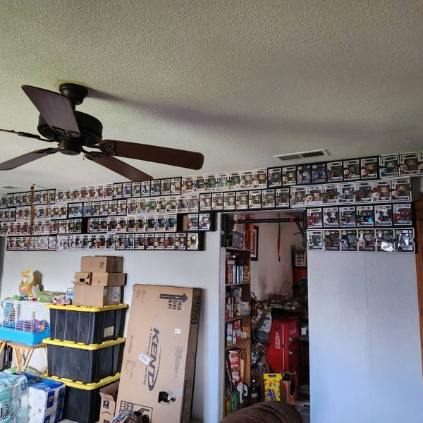 Funko Pop Display Kubbies TEN PACK! Black or White. Single Row! - Etsy