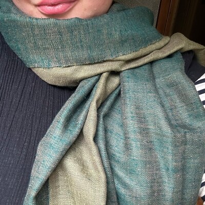 Solid Colors 100% Pure Pashmina/cashmere Scarf/shawl, Handwoven on Hand ...
