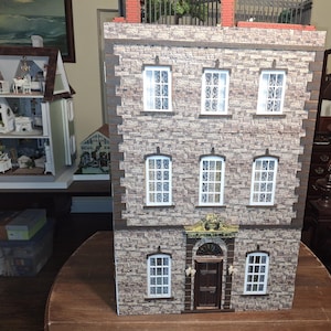 New 16 Sheets Dollhouse 1/12 Scale Wall Brick Stone 20x28cm Each Sheet ...