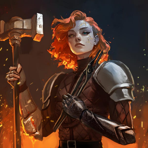Custom Fantasy Character Portrait, Dungeons and Dragons Art ...