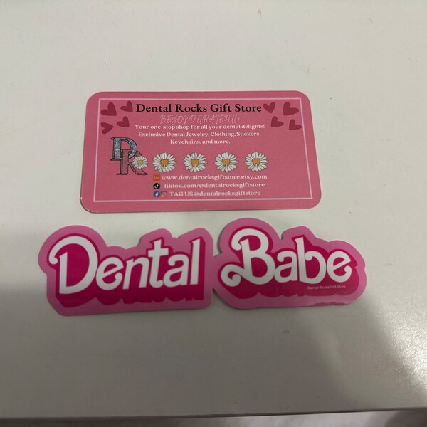 DENTAL ASSISTANT STICKER, Hygienist, Dentist Stickers, Dental Gifts ...