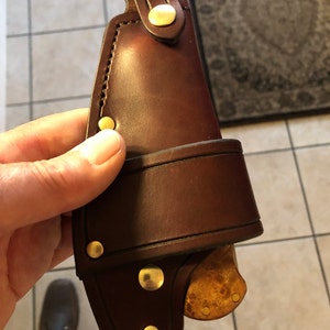 Buck 110 Quick Draw Knife Sheath Burgundy Brown Free | Etsy