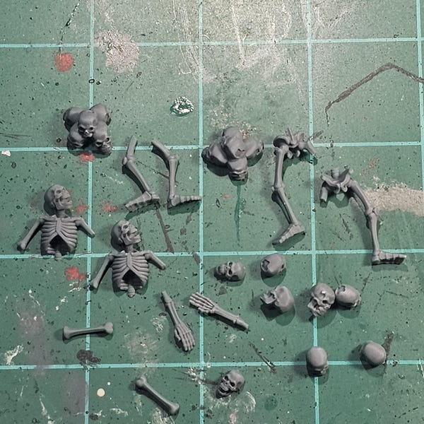 Base Bits - Skeletal/skeleton Remains (20 Bit Pack) | Sculpts by ...