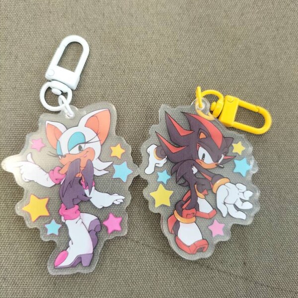 Sonic 2.5 Inch Keychain - Etsy