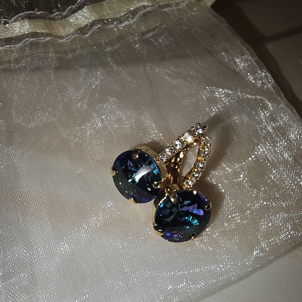 NEW COLOR Agave Ignite Swarovski Crystal Statement Ring, Big Sage Green ...