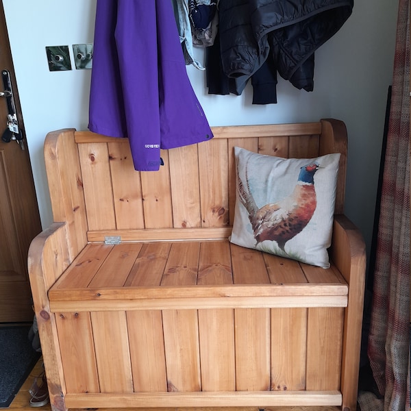 Monks Bench Settle Hand Made - Etsy UK