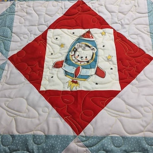Space Quilting Embroidery Design. Space Quilt Block Embroidery. Space ...
