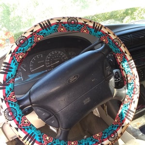 Steering Wheel Cover Black with Skeletons Halloween Steering | Etsy