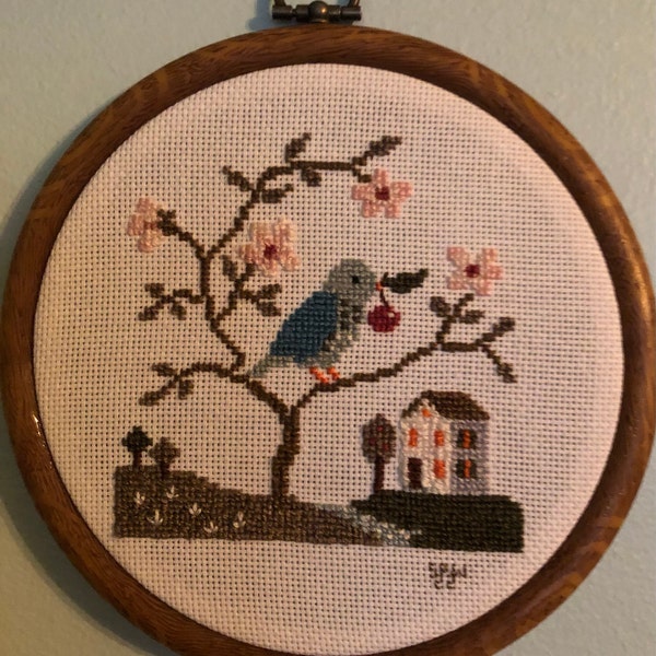 CHERRY TREE - Cross Stitch Pattern, Instant Download, the Snowflower ...