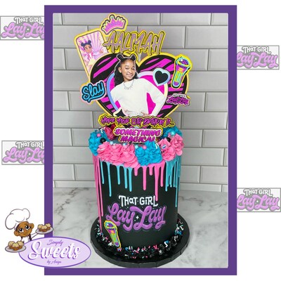 That Girl Lay Lay Cake Topper - Etsy Denmark